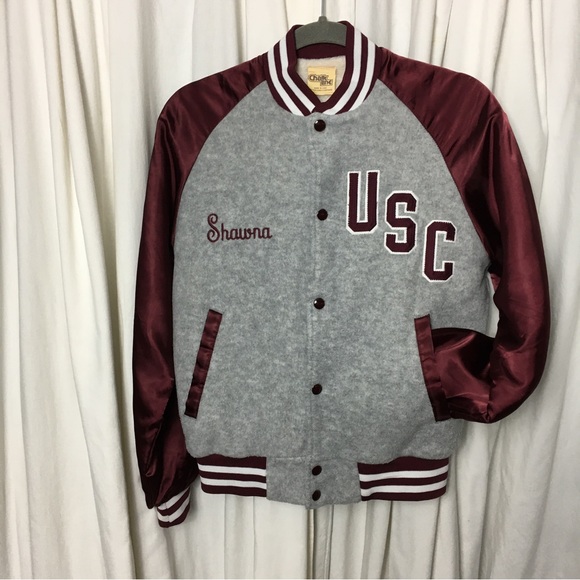 Chalk Line | Jackets & Coats | Vintage Chalk Line Fleece And Satin Usc ...